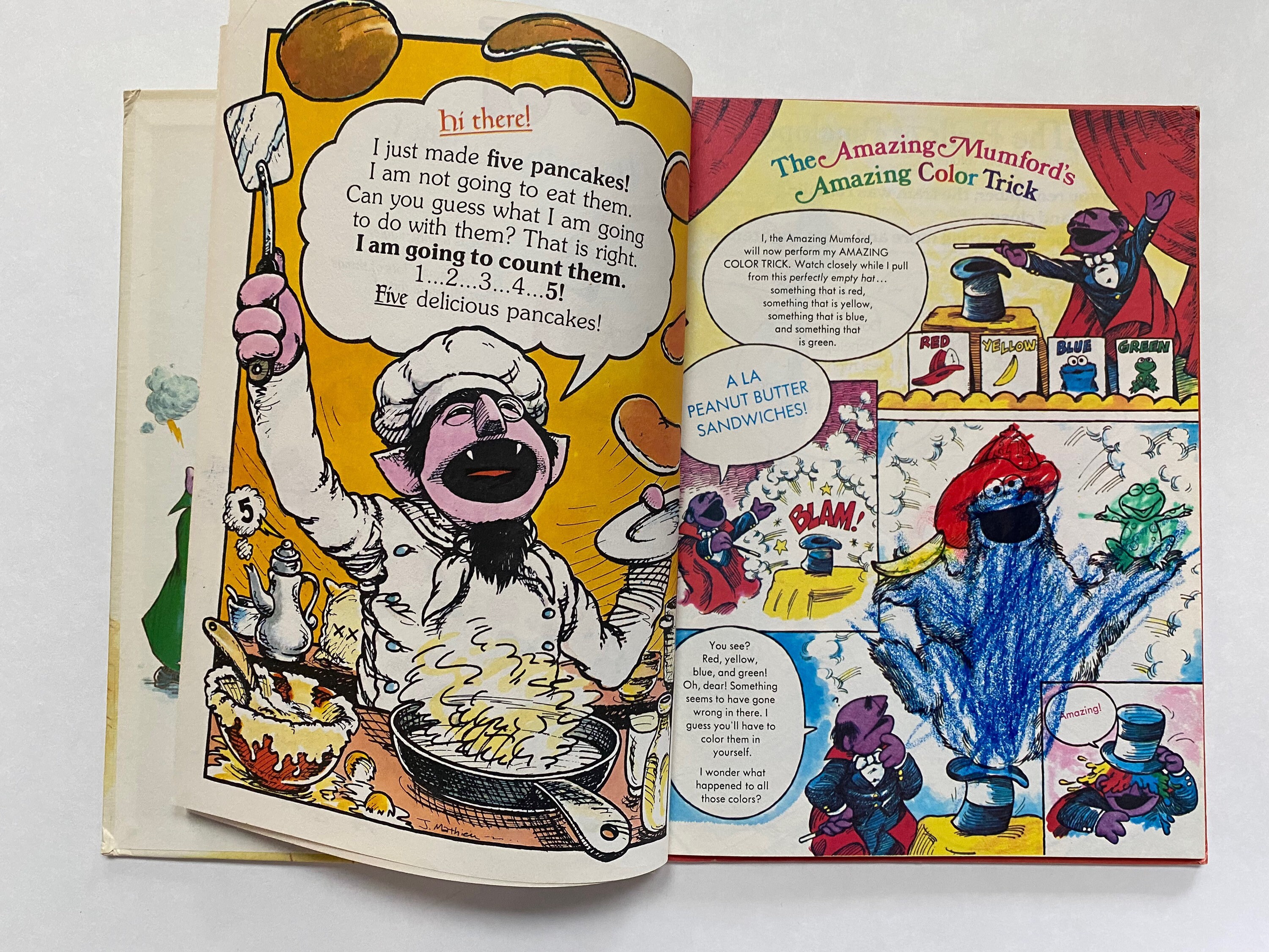 1970s the Sesame Street Library Book 5 Muppets Jim Henson Kids Hard ...
