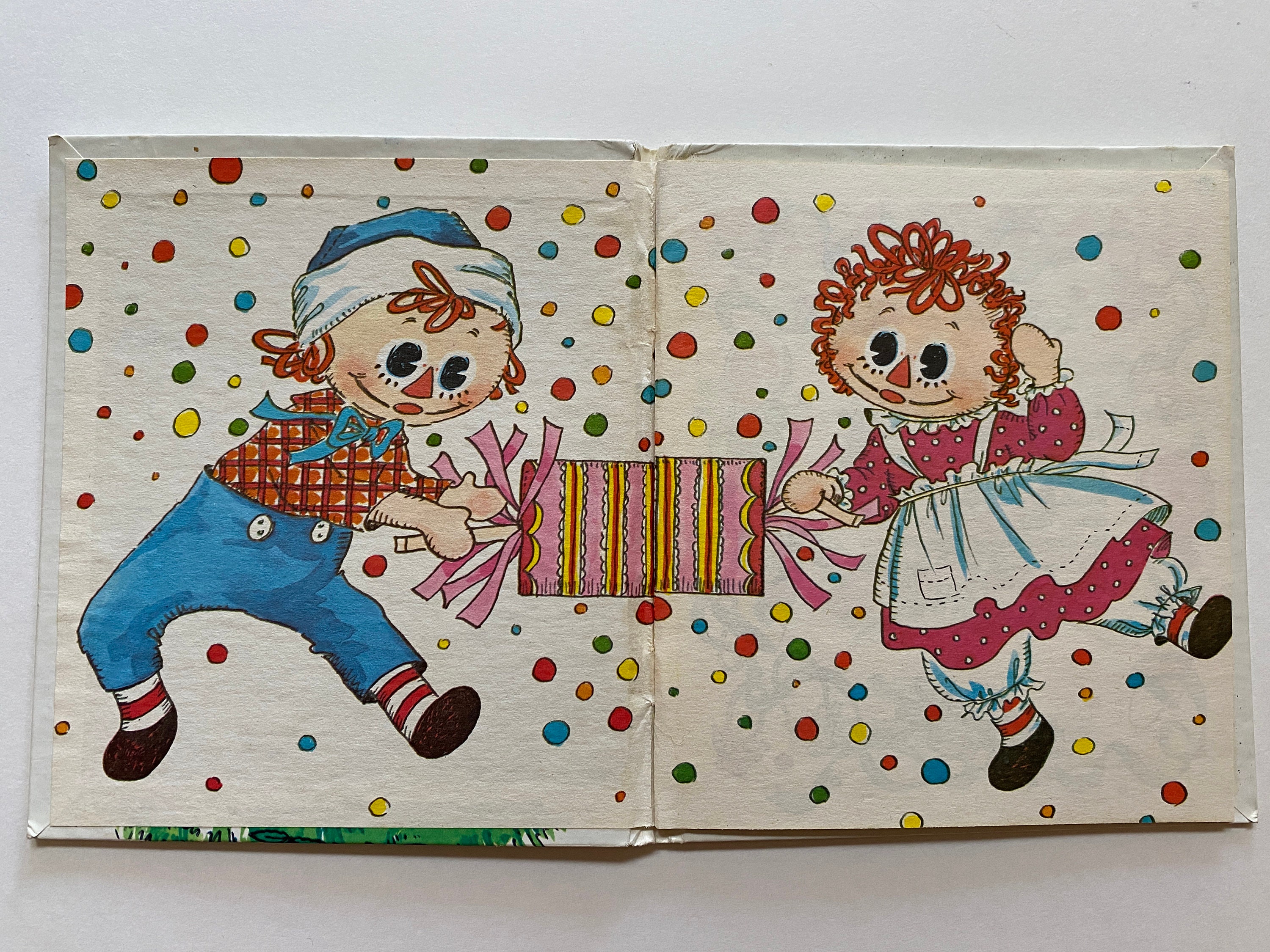 1971 Raggedy Ann and the Tagalong Present Little Golden Tell a Tale ...