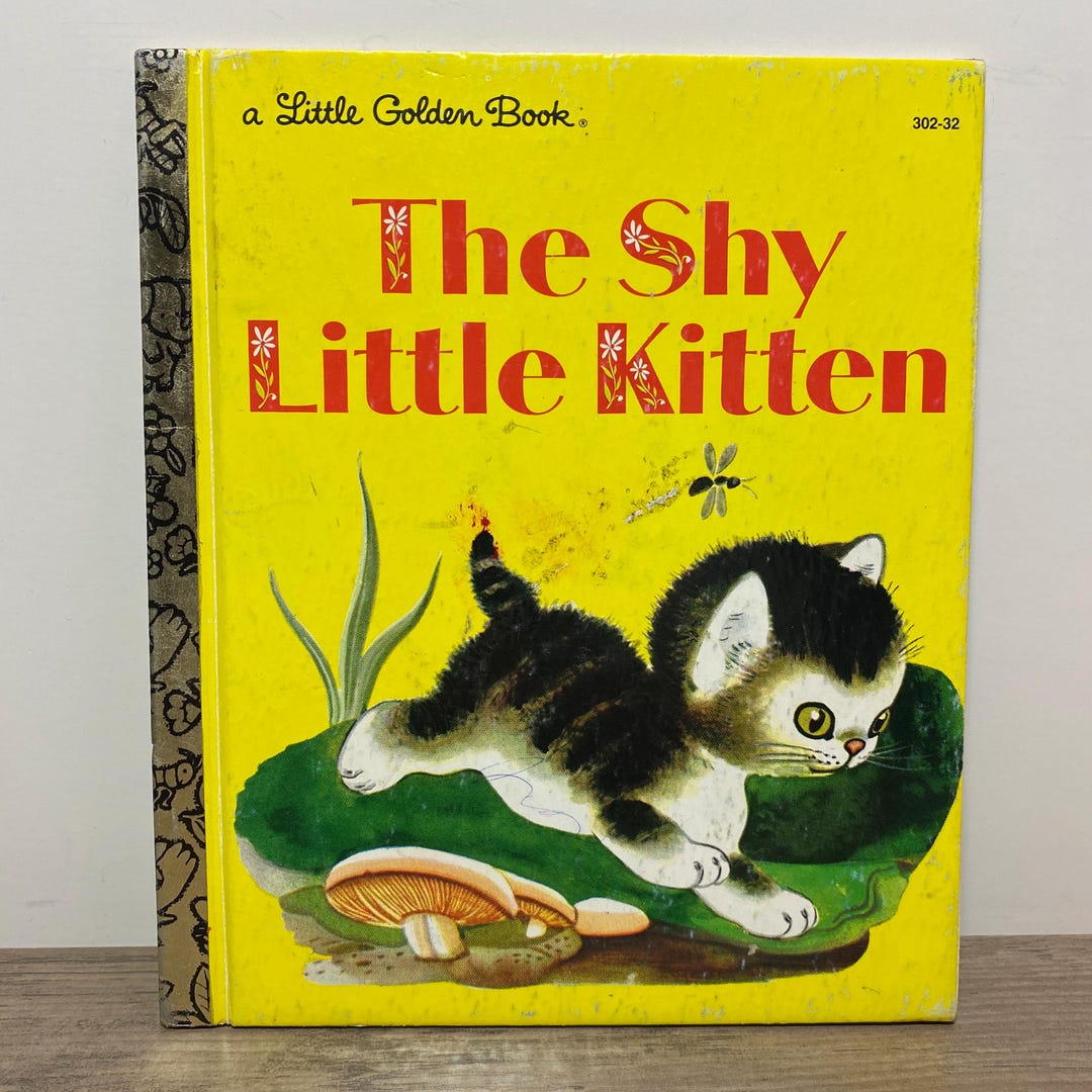 The Shy Little Kitten Little Golden Book 1981 #302-32 - Etsy