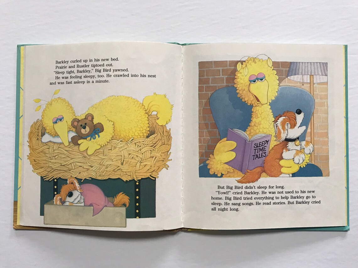 1986 A Birds Best Friend Hard Cover Story Reading Sesame - Etsy