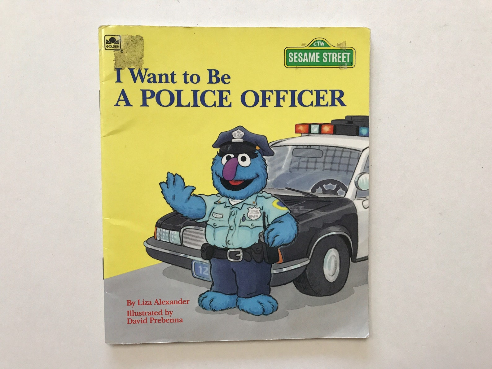 1994 Sesame Street I Want to Be a Police Officer Picture Story Book ...