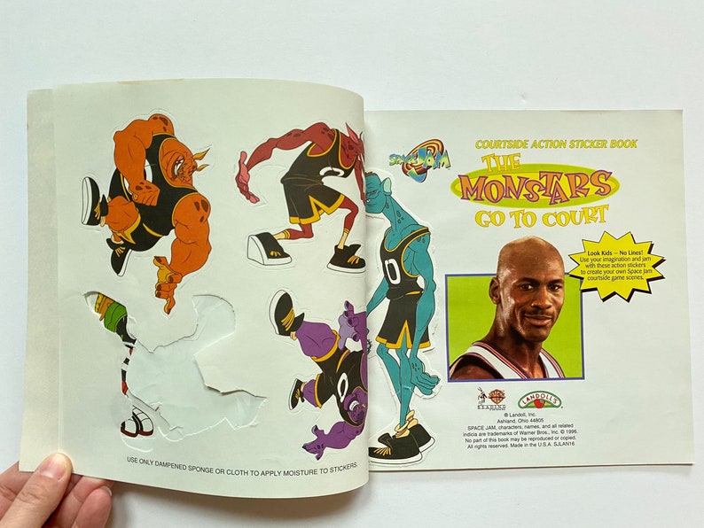 Space Jam the Monstars Go to Court Softcover Book Michael Jordon ...