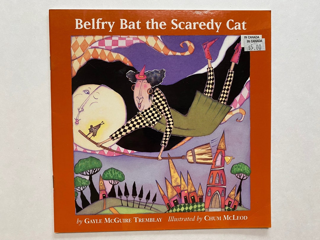 1997 Belfry Bat the Scaredy Cat Halloween Book Spooky Season Paper ...