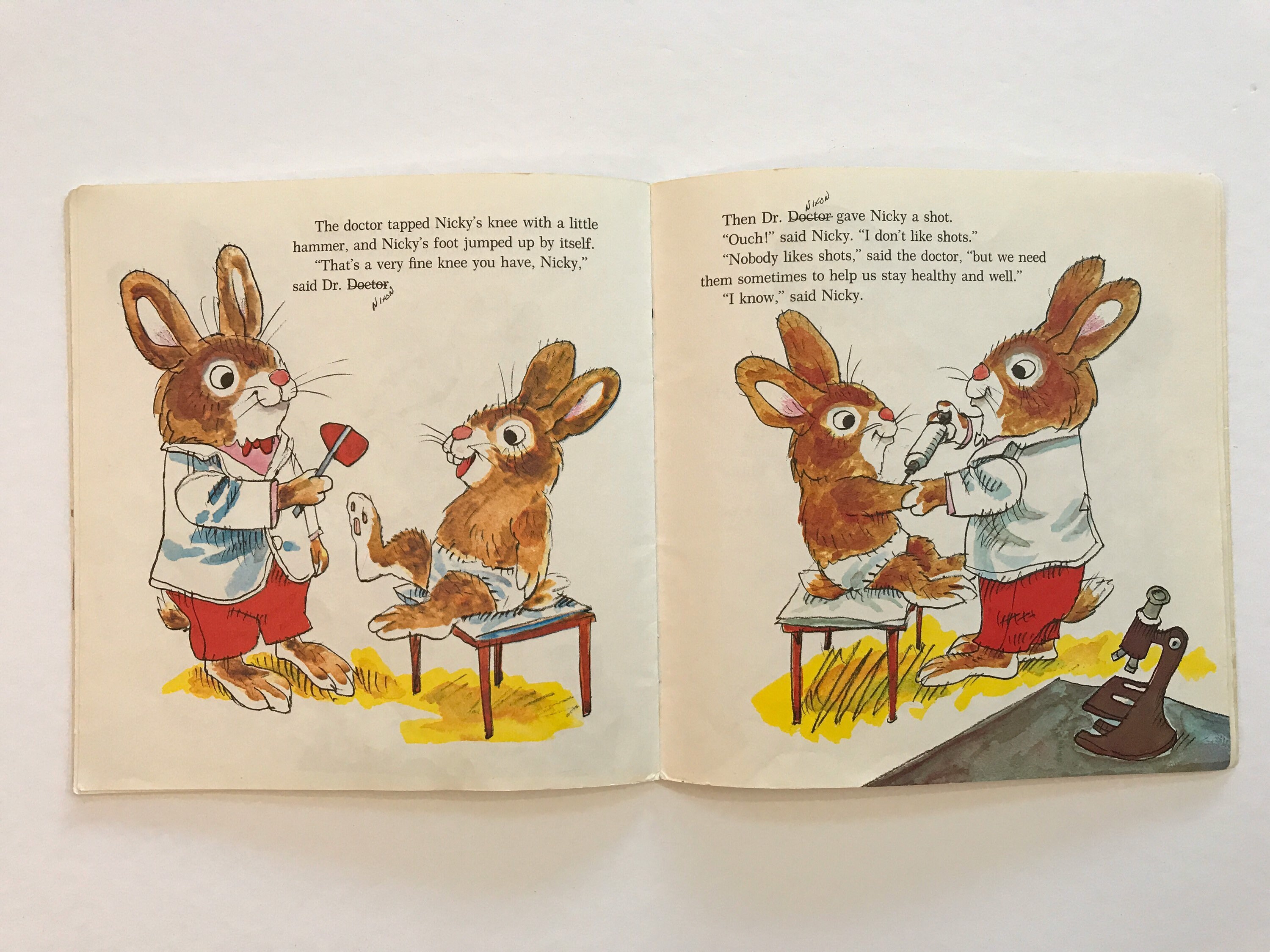 1978 Richard Scarry's Nicky Goes to the Doctor Picture | Etsy