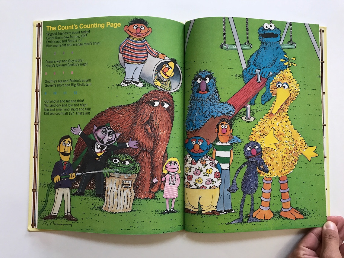 1983 the Sesame Street Treasury Book 12 Muppets Jim Henson - Etsy