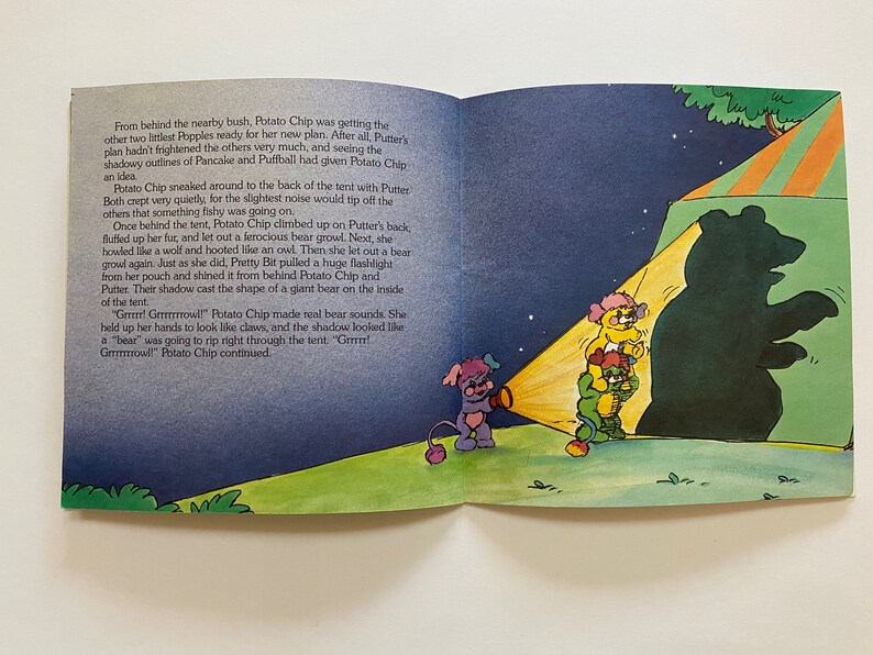1986 Popples Book Camp Out Caper Kid Stuff See Hear Read Cute - Etsy