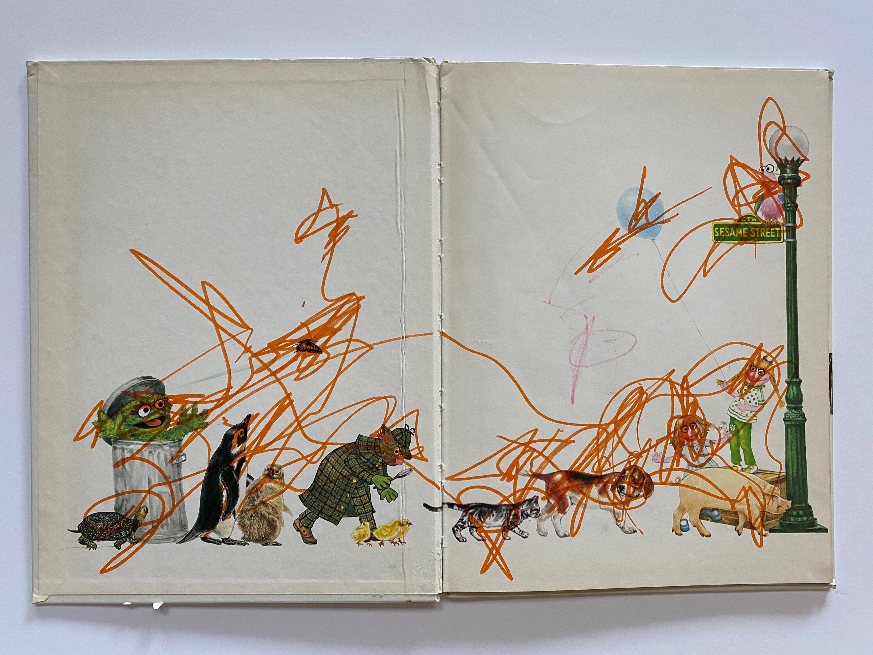 1983 Sesame Street Question and Answer Book About Animals Kids ...