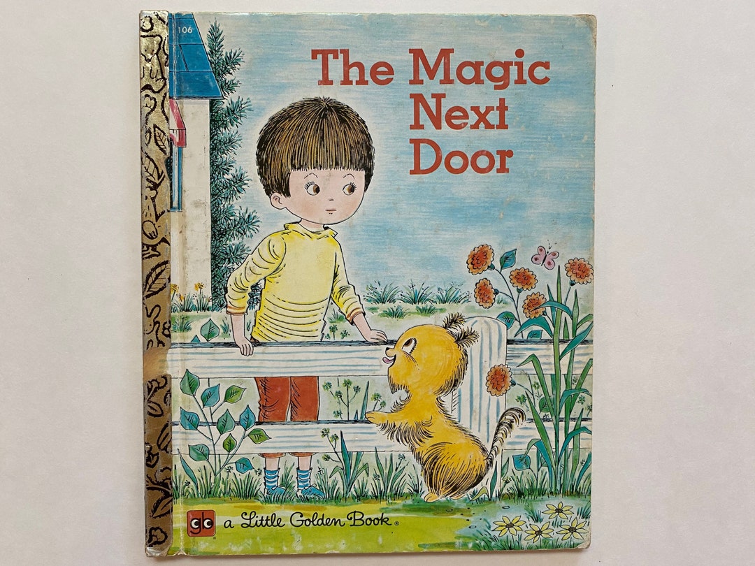 1975 the Magic Next Door Little Golden Book 70s Kids Hard Cover ...