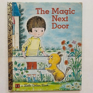 1975 the Magic Next Door Little Golden Book 70s Kids Hard Cover ...