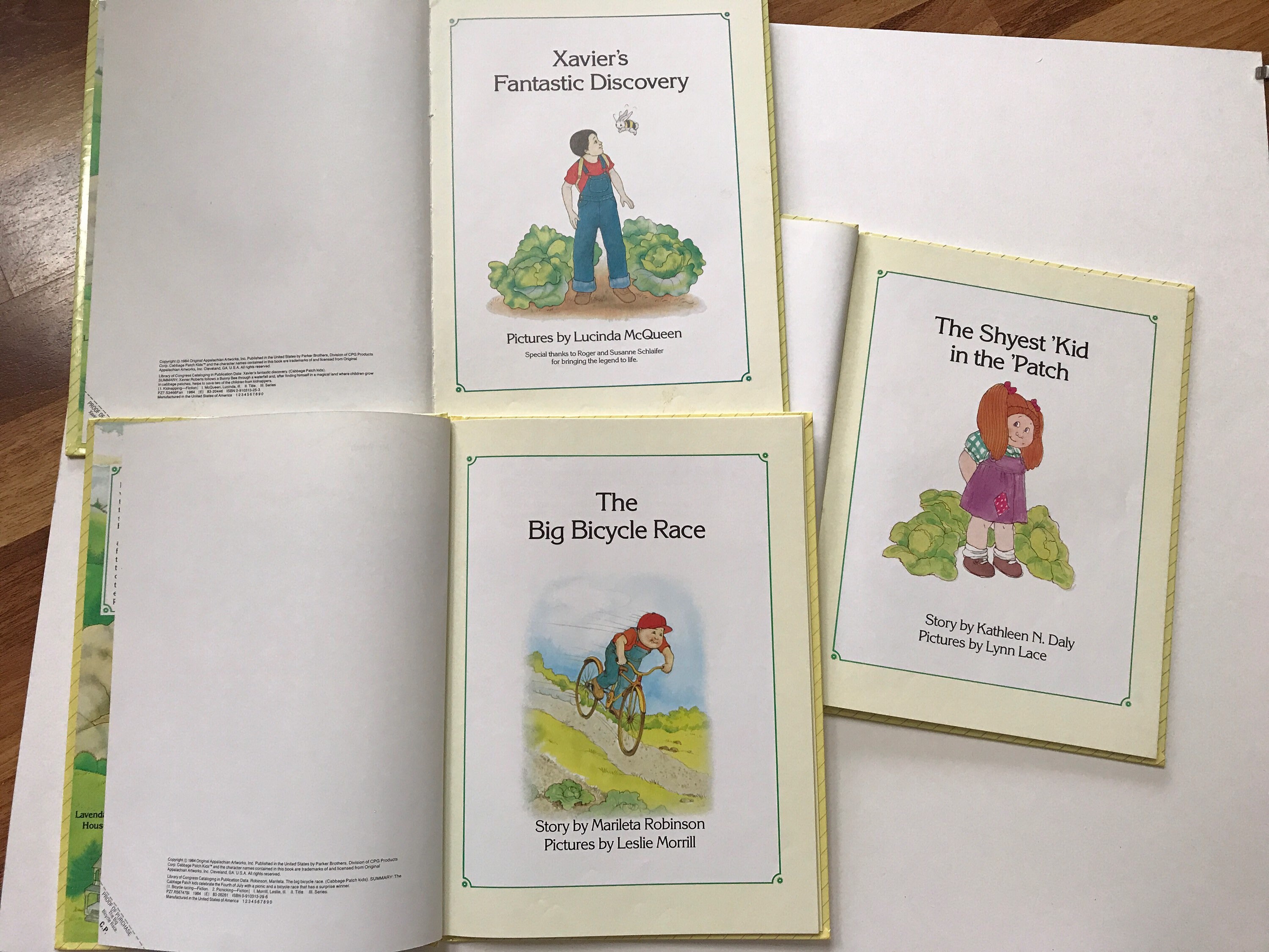 1984 Cabbage Patch Kids Books Hardcover Stories 80s Kids Children ...