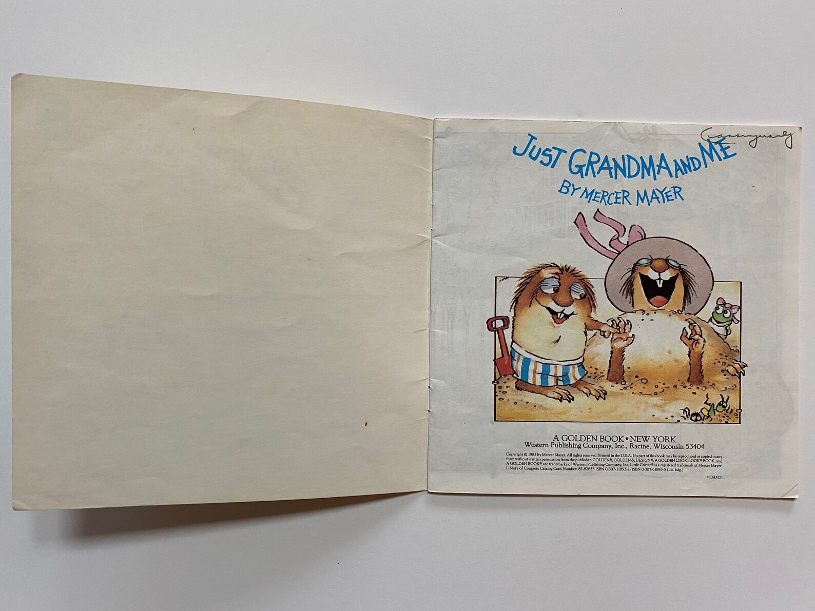 1983 Just Grandma and Me Mercer Mayer A Little Golden Look - Etsy