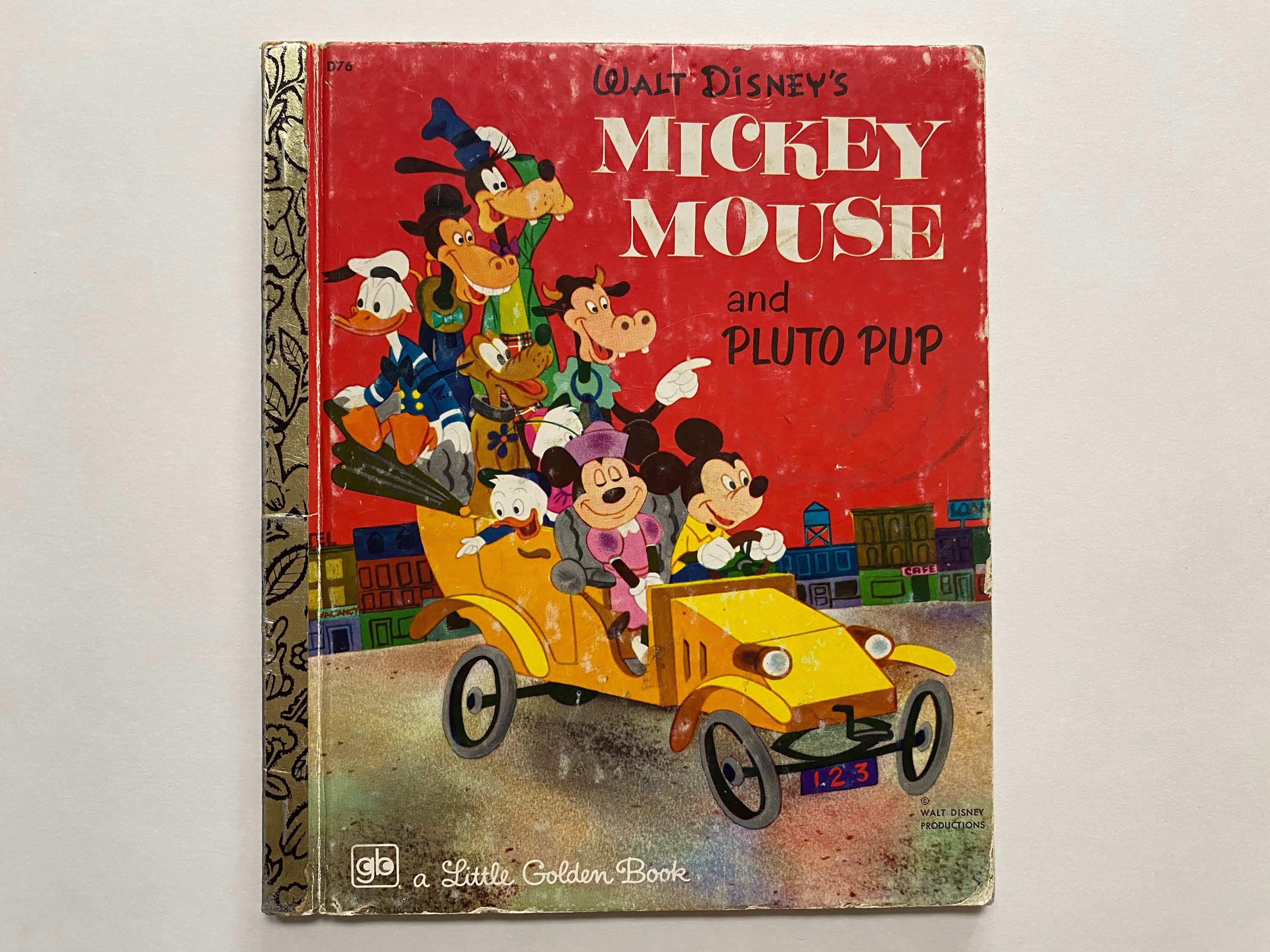 Mickey Mouse and Pluto Pup Disney Little Golden Book Hardcover - Etsy