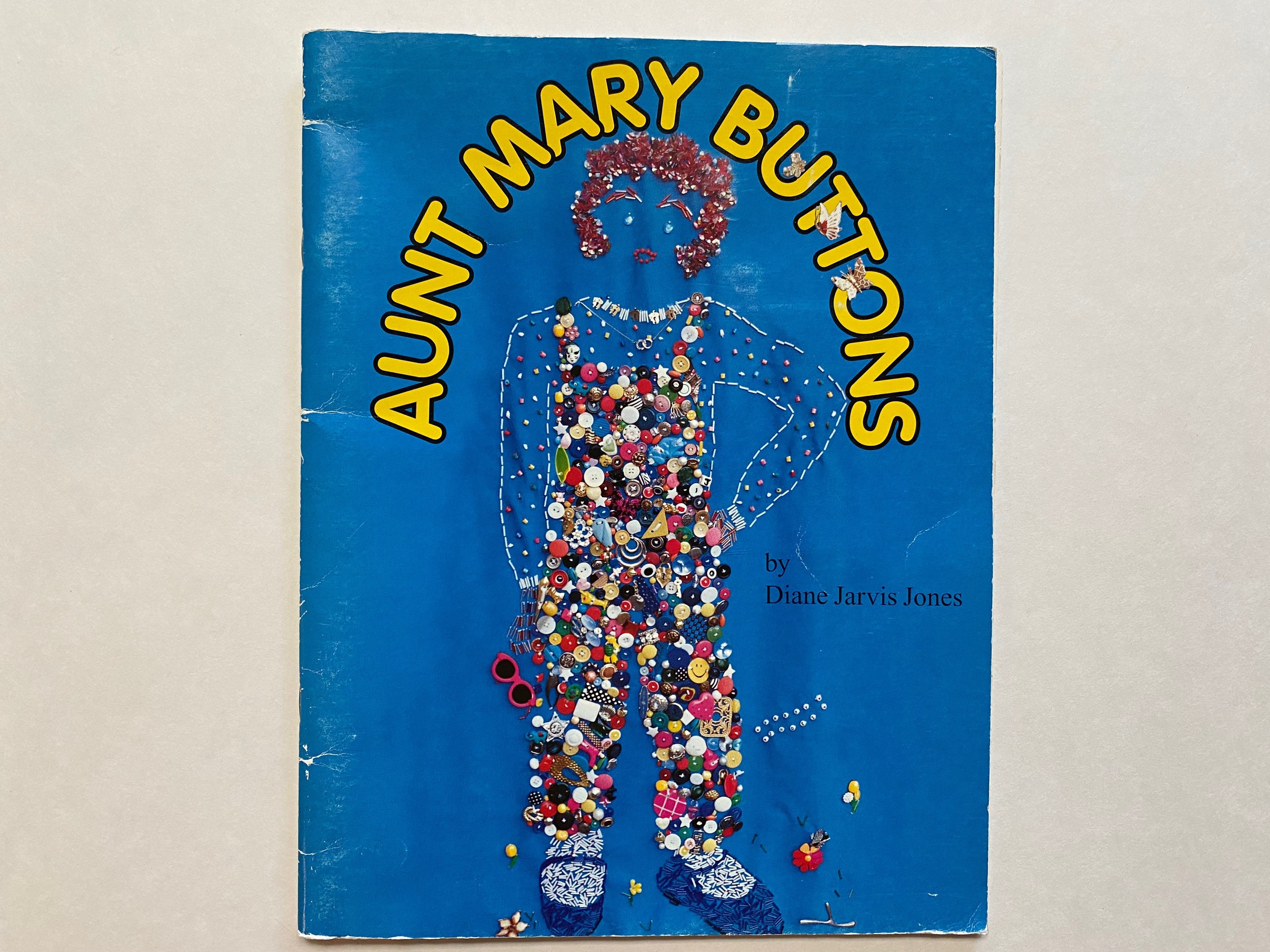 Aunt Mary Buttons Book SIGNED by Diane Jarvis Jones - Etsy