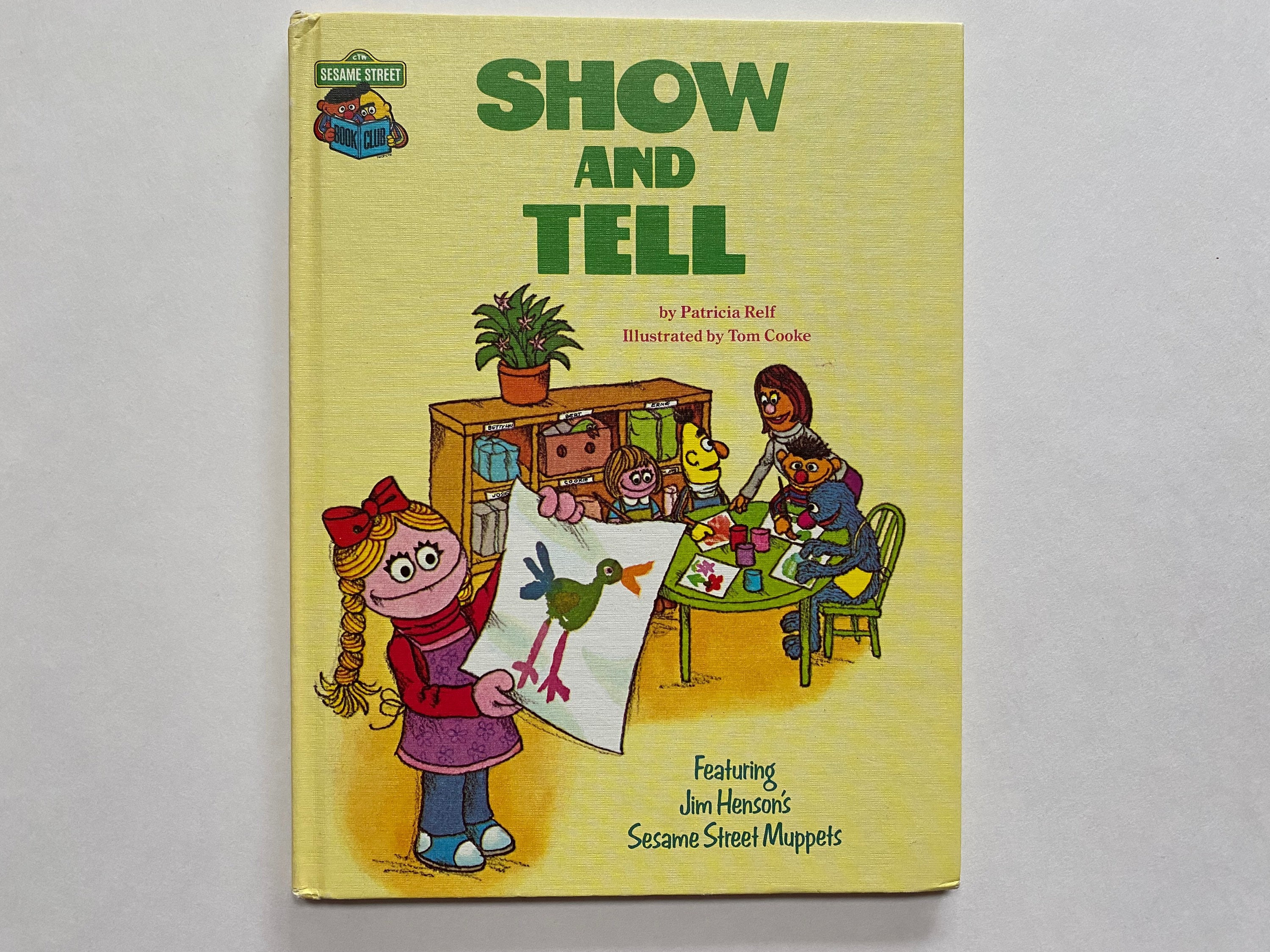 1981 Sesame Street Muppets Show and Tell Book Club 80s Kids - Etsy