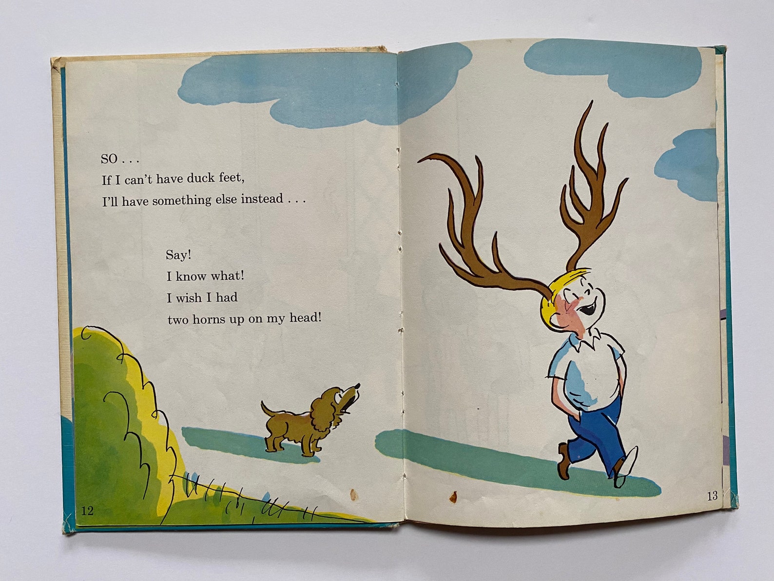 1965 I Wish That I Had Duck Feet Book by Theo Lesieg Hard Cover Kids ...