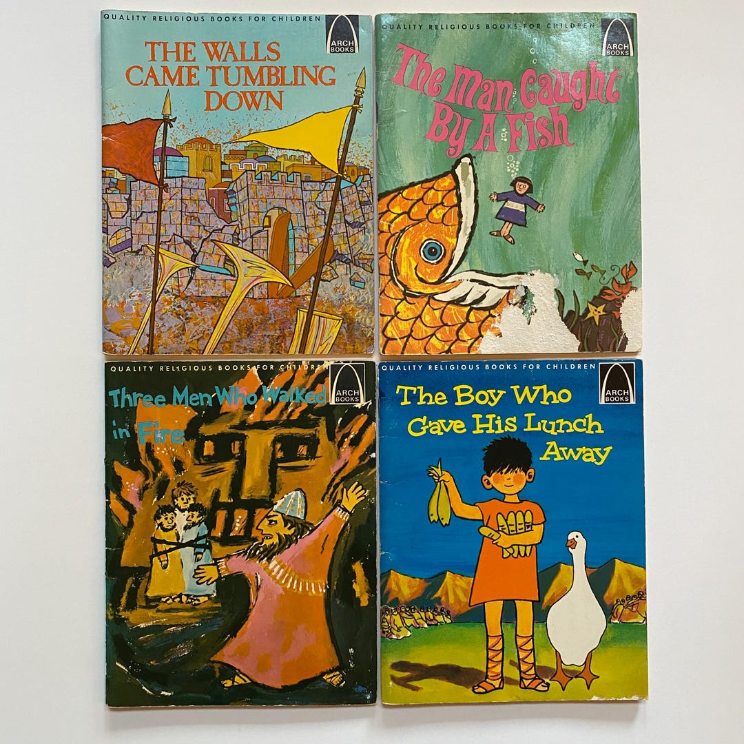 Arch Religious Books Set 4 (4 of 6 Books) 60s 70s Childrens Literature ...