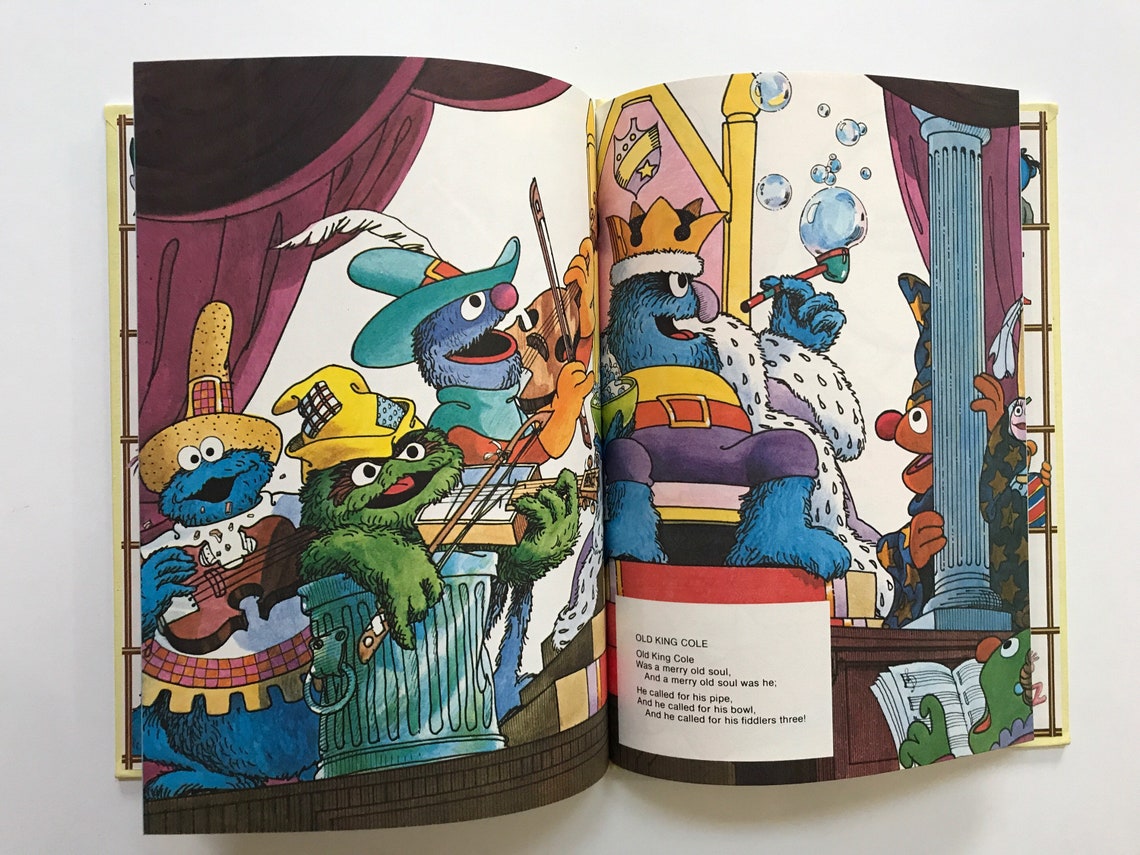1983 the Sesame Street Treasury Book 8 Muppets Jim Henson Kids - Etsy