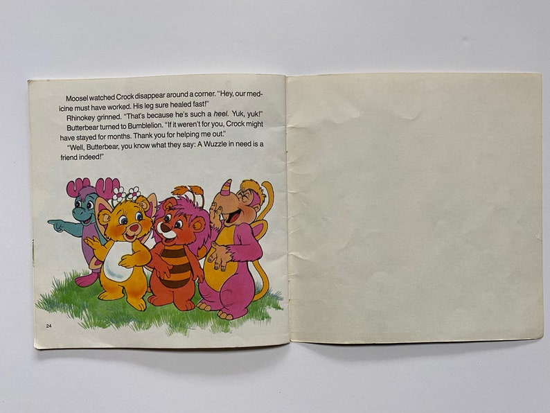 80s the Wuzzles Kids Book Butterbears Surprise Guest Kids - Etsy