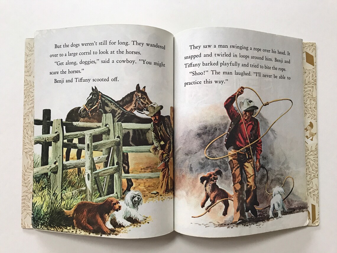 1978 Benji Little Golden Book / Kids Children 70s Reading - Etsy