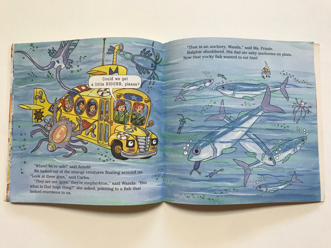 The Magic School Bus Gets Eaten 1996 Scholastic 90s Kids - Etsy