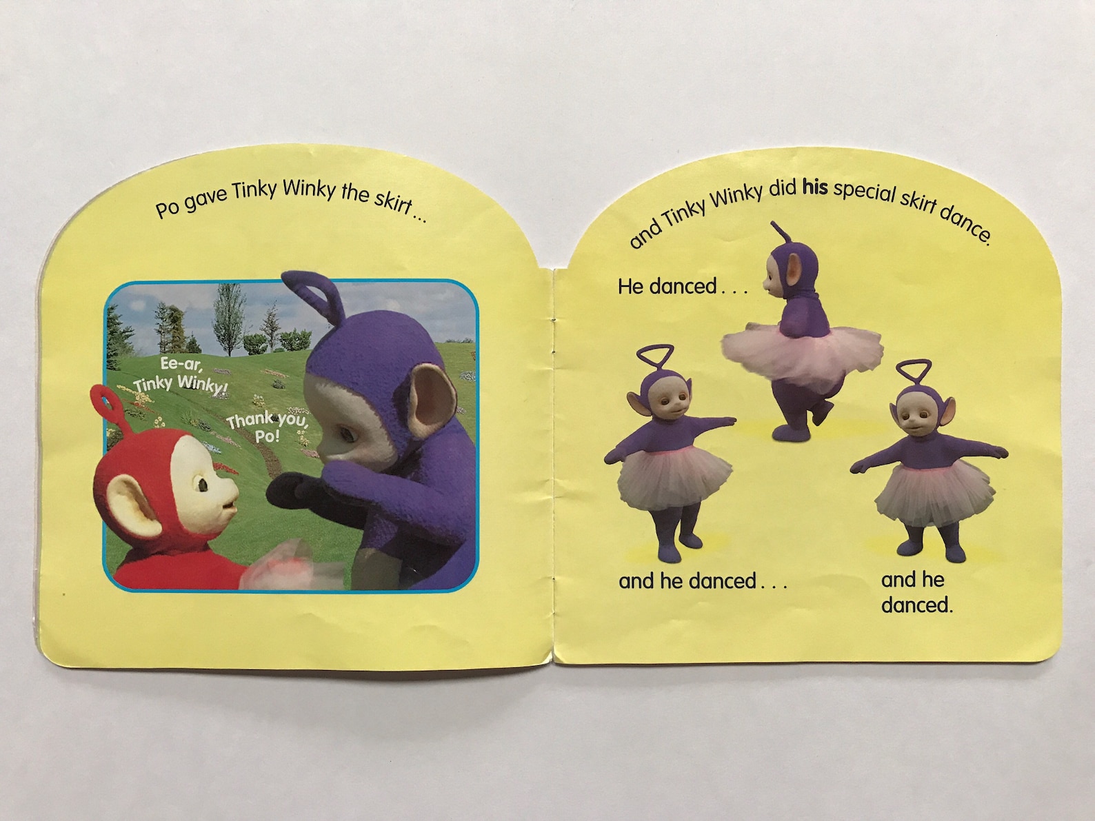 1999 Teletubbies Dancing With the Skirt Softcover Kids Book - Etsy Hong ...
