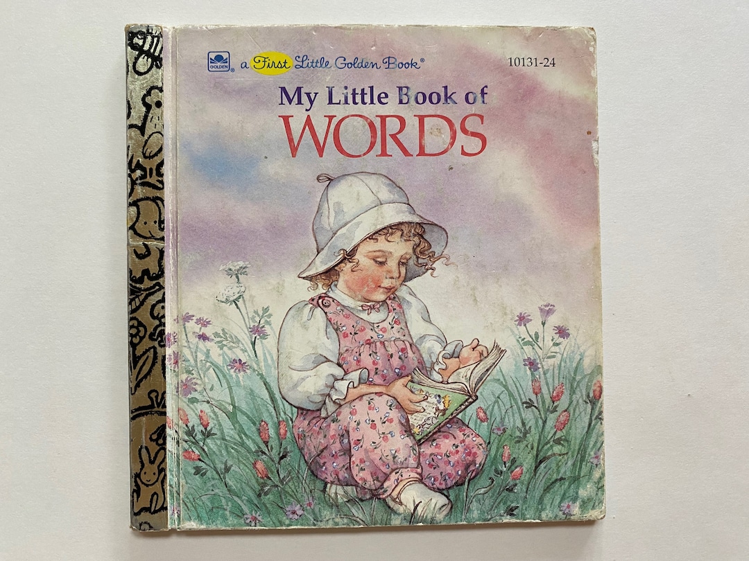 1992 My Little Book of Words First Little Golden Book Kids Children ...
