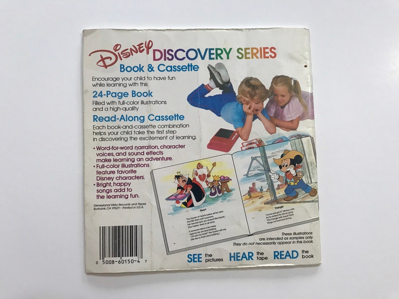 Disney Read Along Book Discovery Series People at Work See Hear Read ...