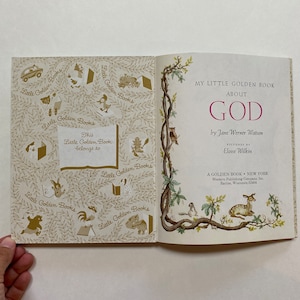 My Little Golden Book About God Kids Children Hardcover Book Jesus ...