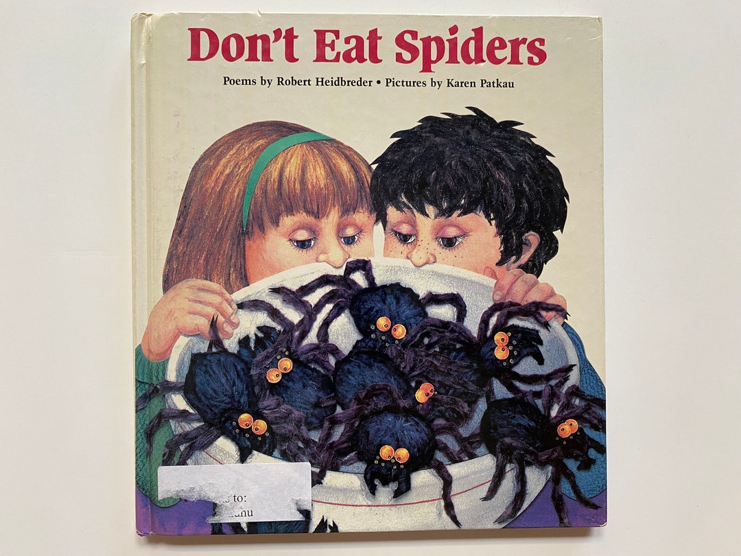 1985 Dont Eat Spiders Hardcover Book of Poems for Kids - Etsy