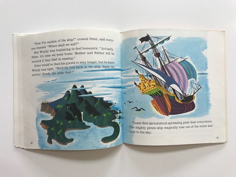 Disney Peter Pan Read Along Book See Hear Read Kids Children - Etsy