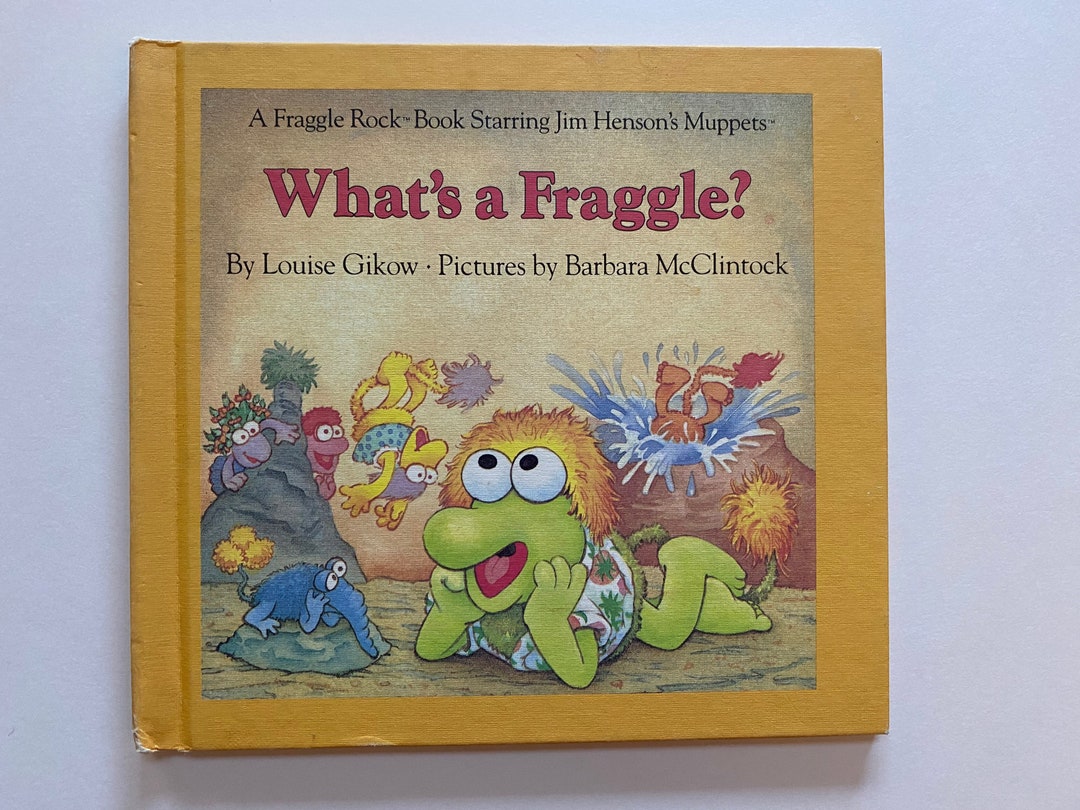 1984 Fraggle Rock Hardcover Book What’s a Fraggle Jim Henson Muppets ...