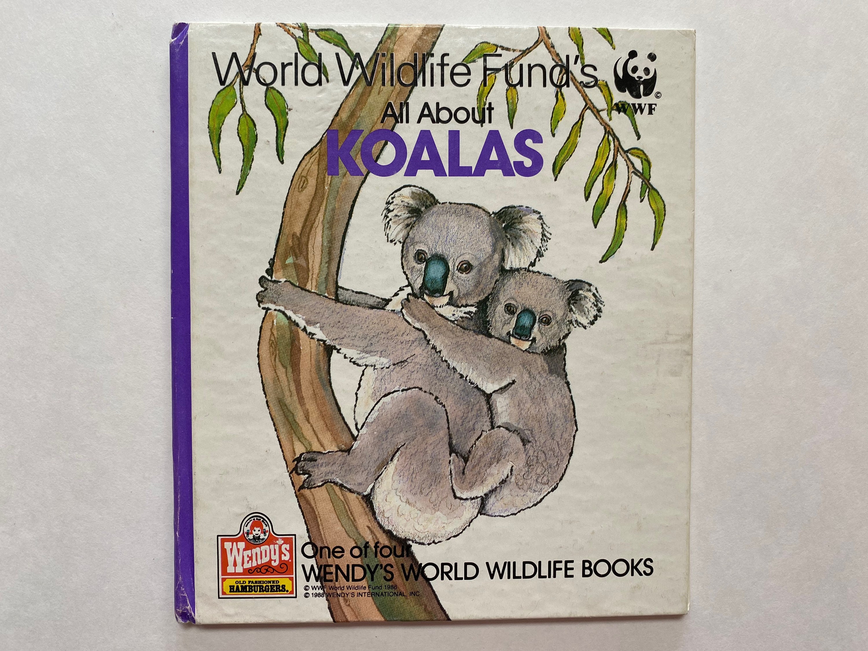 1988 All About Koalas World Wildlife Fund Book From Wendys 80s - Etsy