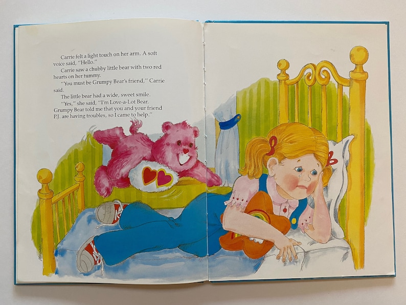 Care Bears the Magic Words Hard Cover Story Book Kids Children - Etsy