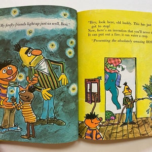 1972 Bert’s Hall of Great Inventions Little Golden Book Muppets Sesame ...