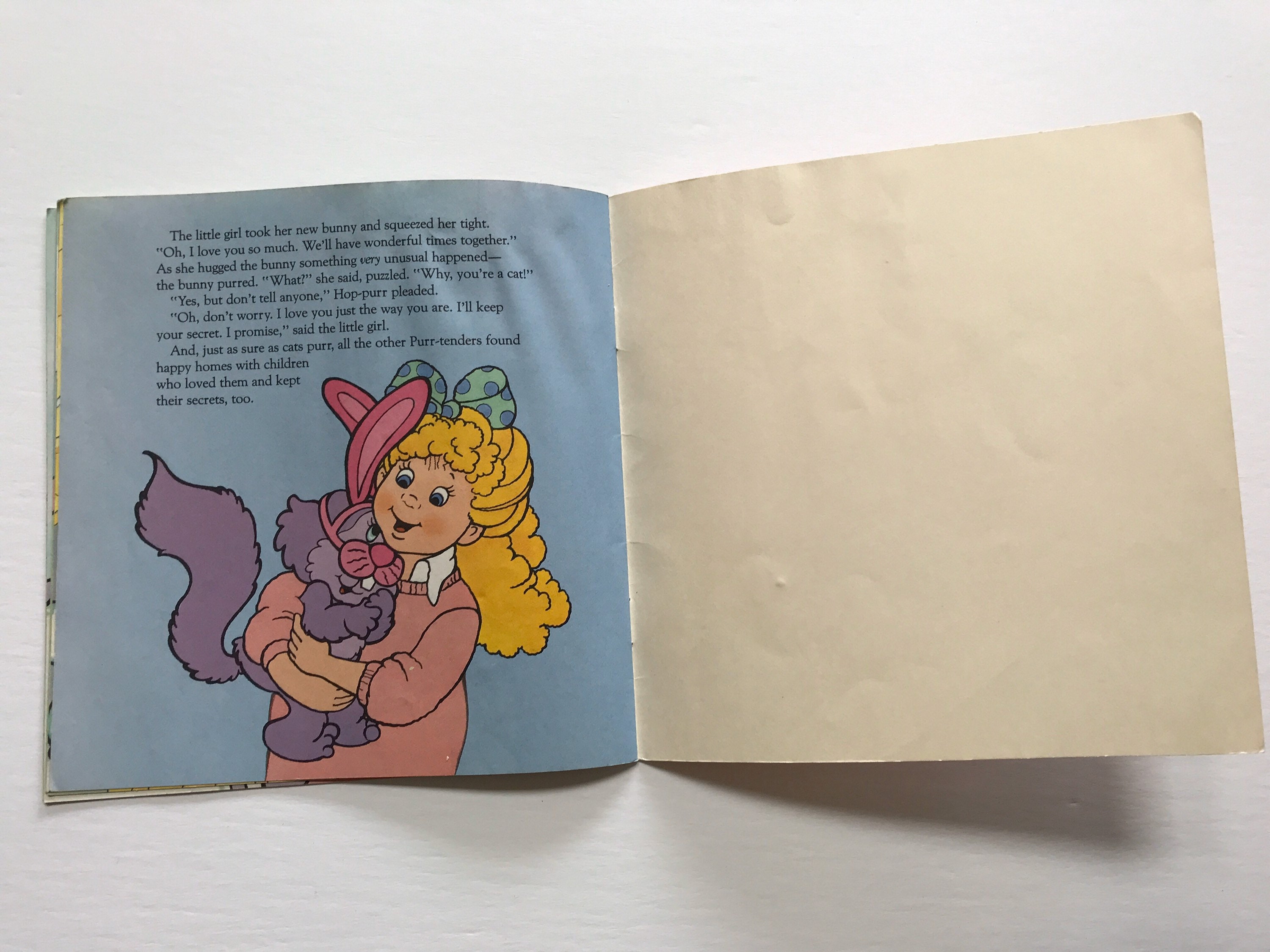 Purr Tenders Kids Picture Story Book 80s the Story of the | Etsy