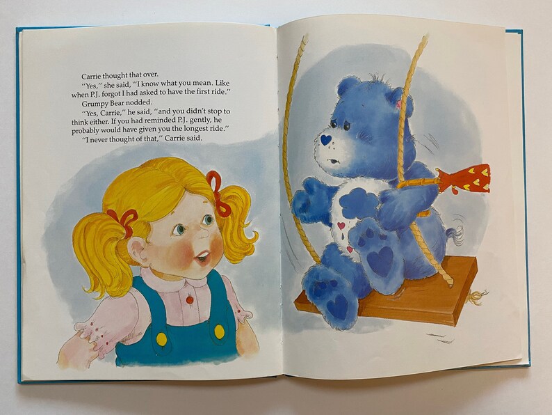 Care Bears the Magic Words Hard Cover Story Book Kids Children - Etsy