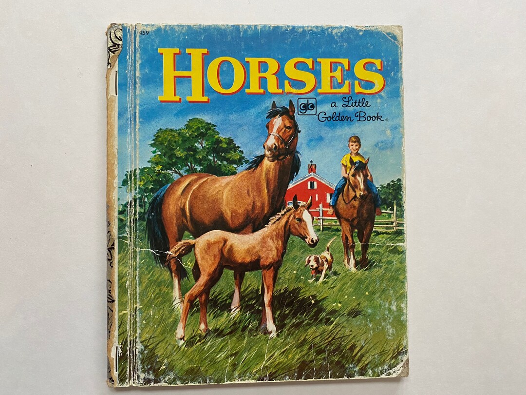1977 Horses Little Golden Book Kids Hardcover Picture Story Book - Etsy