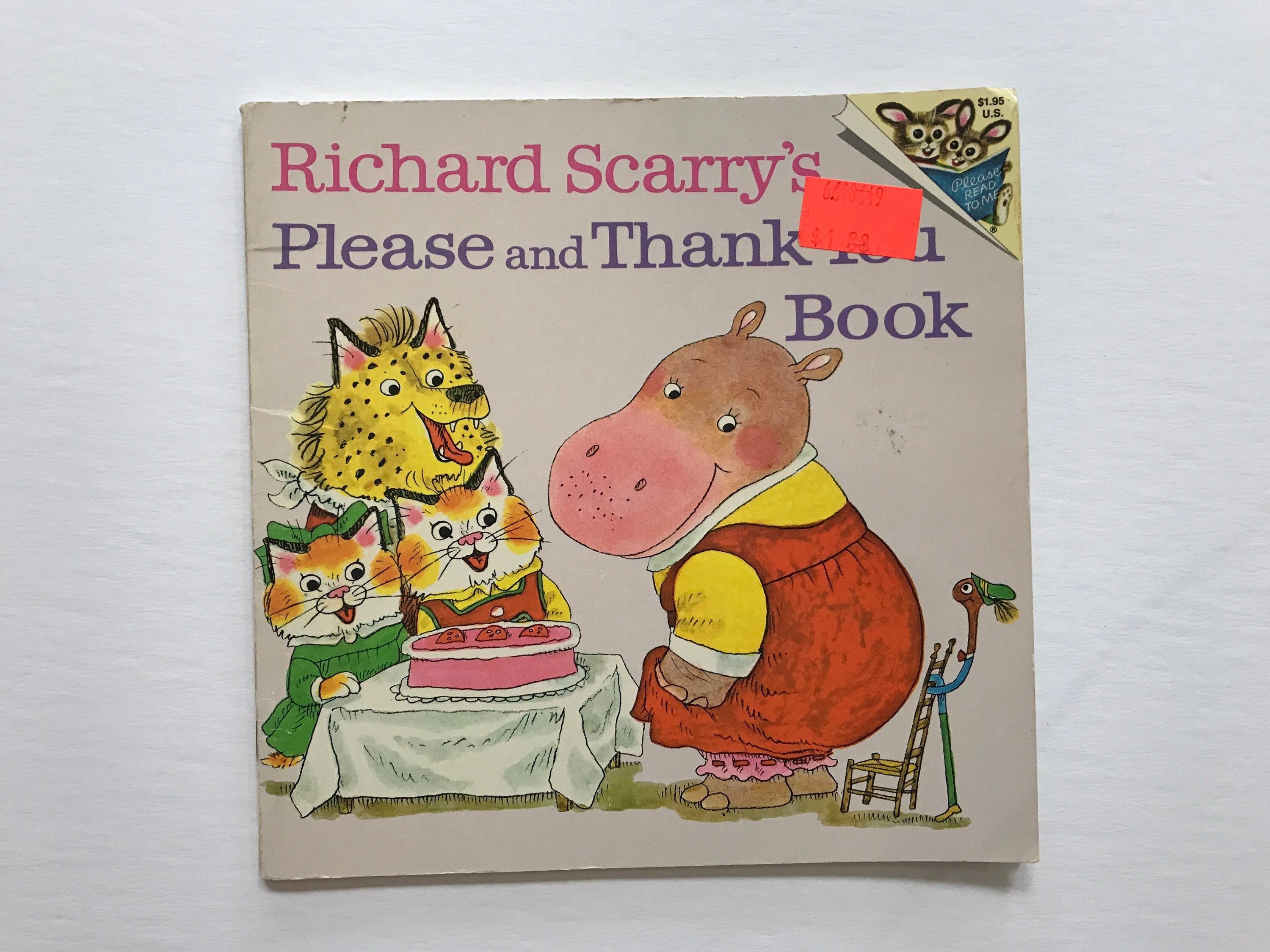 1973 Richard Scarry's Please and Thank You Book Picture Story Book for ...