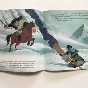 1998 Disney Mulan Softcover Kids Book Golden Books Reading Story ...