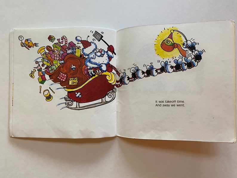 How Spider Saved Santa Bug 1989 Softcover Kids Christmas Book - Etsy