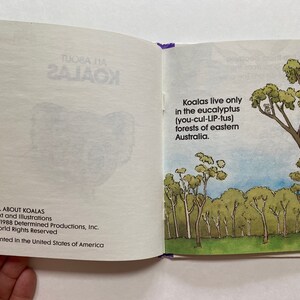 1988 All About Koalas World Wildlife Fund Book From Wendys 80s WWF ...