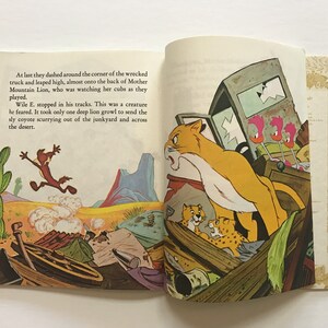 1974 the Road Runner A Very Scary Lesson Little Golden Book Looney ...