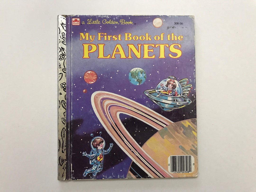 1985 My First Book of the Planets Little Golden Hardcover Book Cute ...