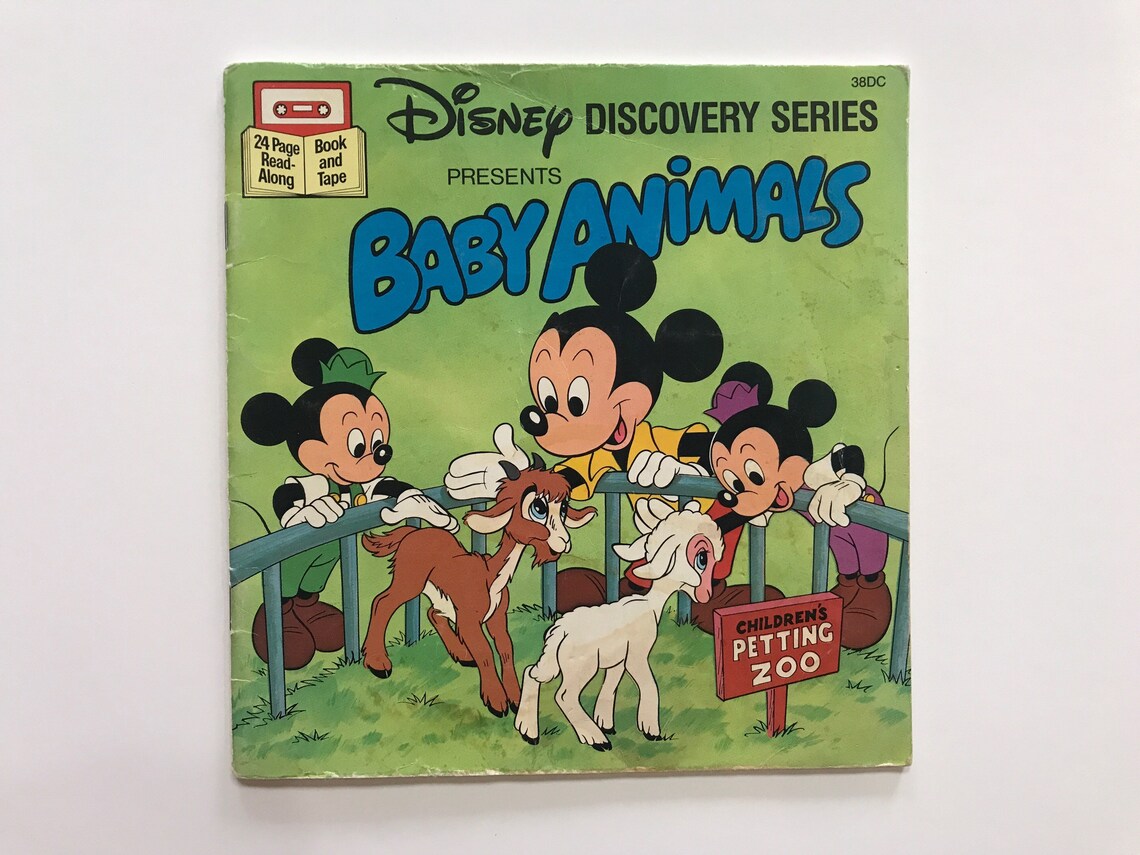Disney Discovery Series Baby Animals Read Along Book See Hear - Etsy