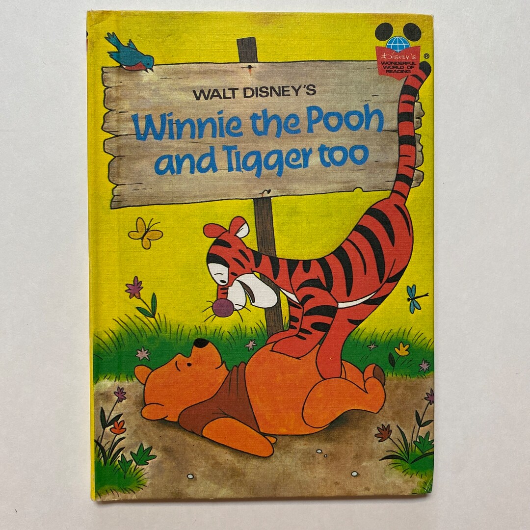 1975 Winnie the Pooh and Tigger Too Disney Hardcover Book Wonderful ...