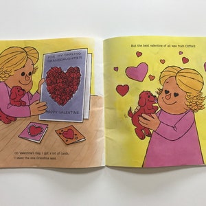 Cliffords First Valentines Day Book 1997 Kids Children Reading Story ...