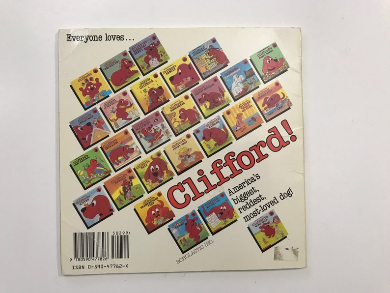 Cliffords Happy Easter Book 1994 Kids Children Reading Story Cute Big ...
