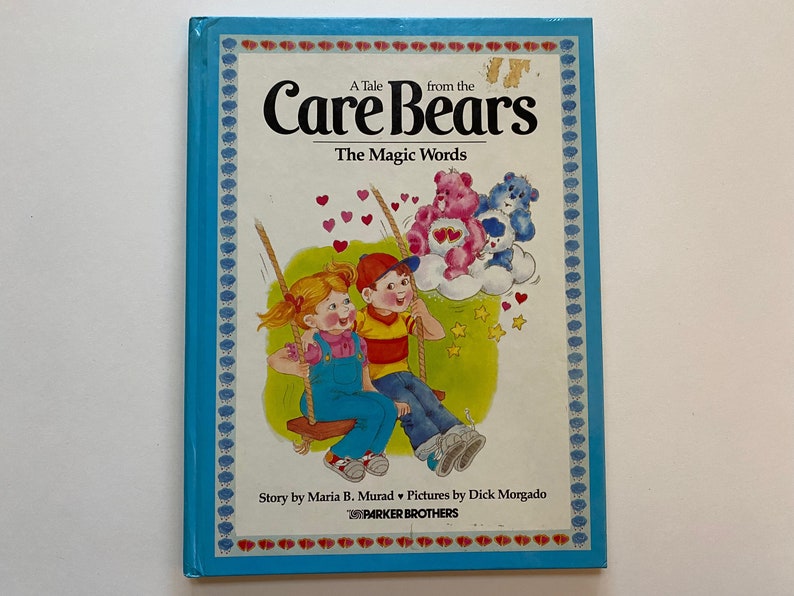 Care Bears the Magic Words Hard Cover Story Book Kids Children - Etsy