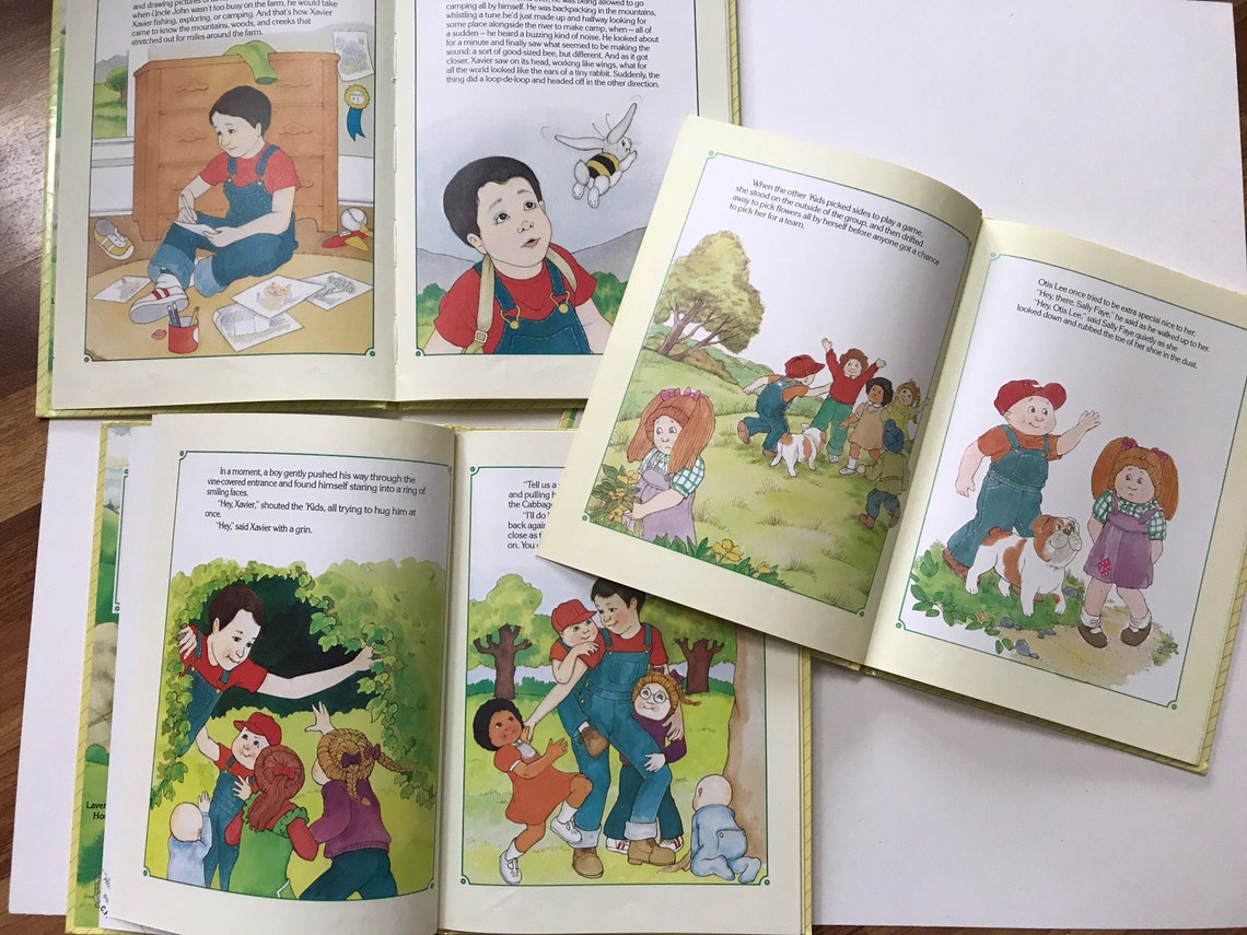 1984 Cabbage Patch Kids Books Hardcover Stories 80s Kids Children ...