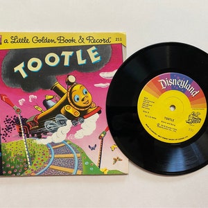 Tootle Little Golden See Hear Read Book and Record Kids Children 80s ...